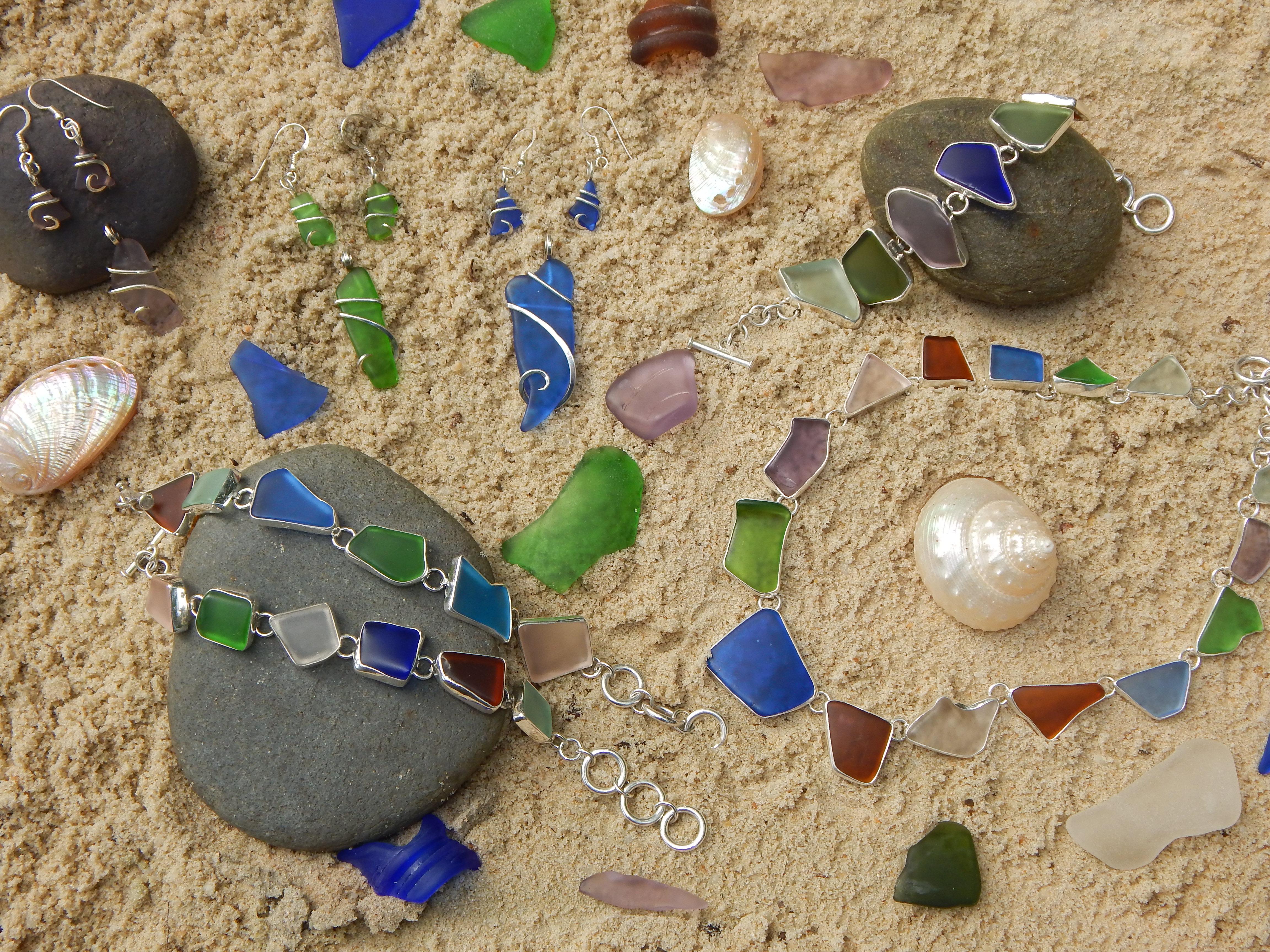 Sea Glass Jewelry – Angela Schanfish Custom Creations